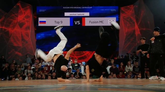 Top Nine Crew vs Fusion MC | Semifinal ROBC 2019 Crew