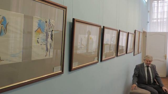 Виртуальная экскурсия по выставке С. Ботиева «В ливне столетий». Иллюстрации к повести «Ка».