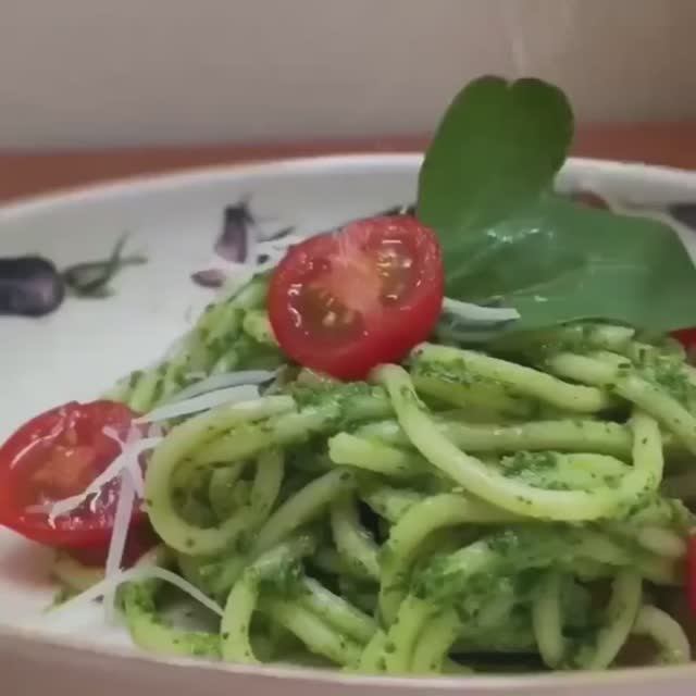 Зеленая паста