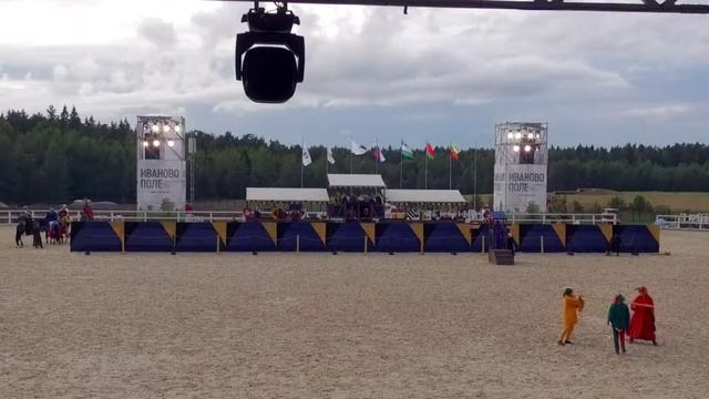 20190720 Иваново поле 2019. Рыцарский турнир 13 в. Джостинг. Сшибки на копьях