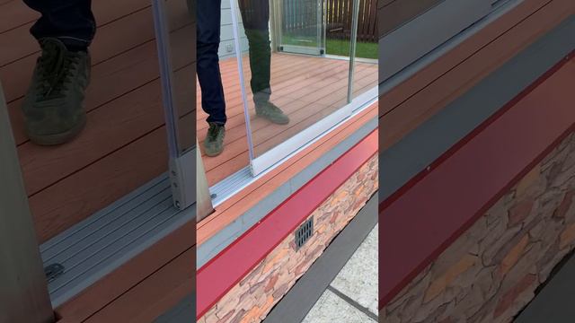 Остекление веранды с системой «Slaider»