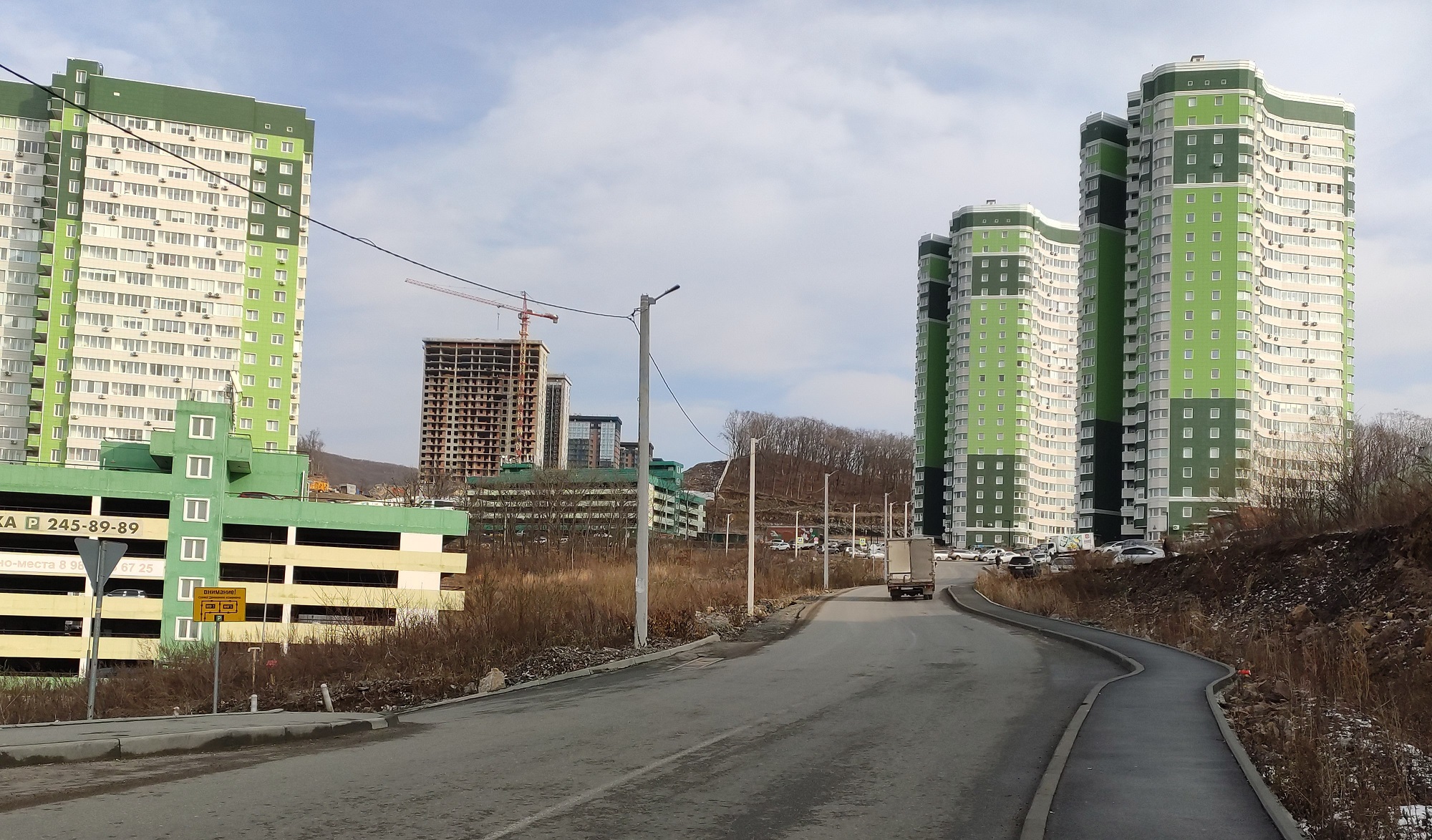 жк Изумрудный , в ноябре 2023. Владивосток