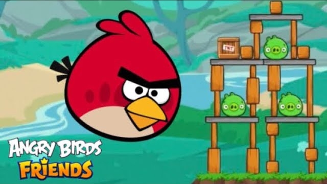 Играю в ANGRY BIRDS FRIENDS!!!