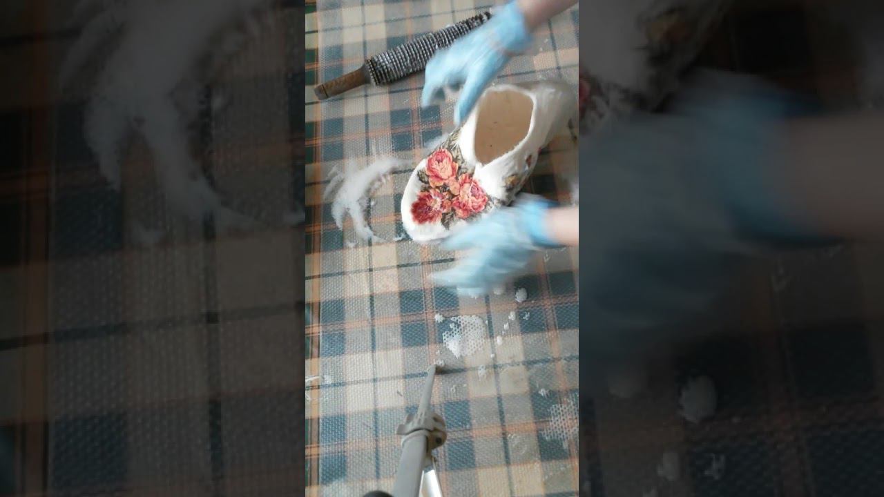 Как  я приваливаю павловопосадский платок. Фрагмент 2.