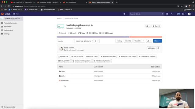GIT. Урок 2. Настройка окружения и git clone _ QA START UP (1080p)