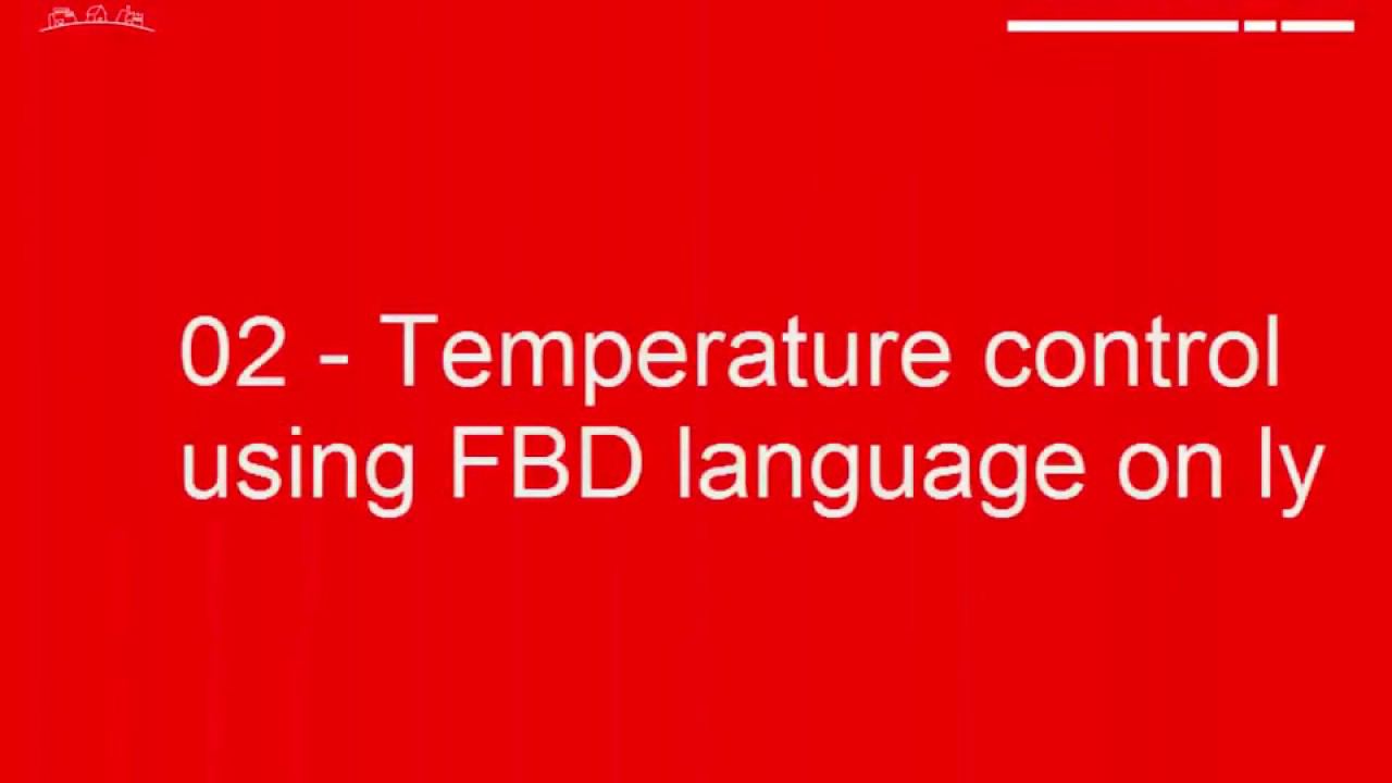 Carel. C.SUITE. 02-Temperature control using FBD language only.
