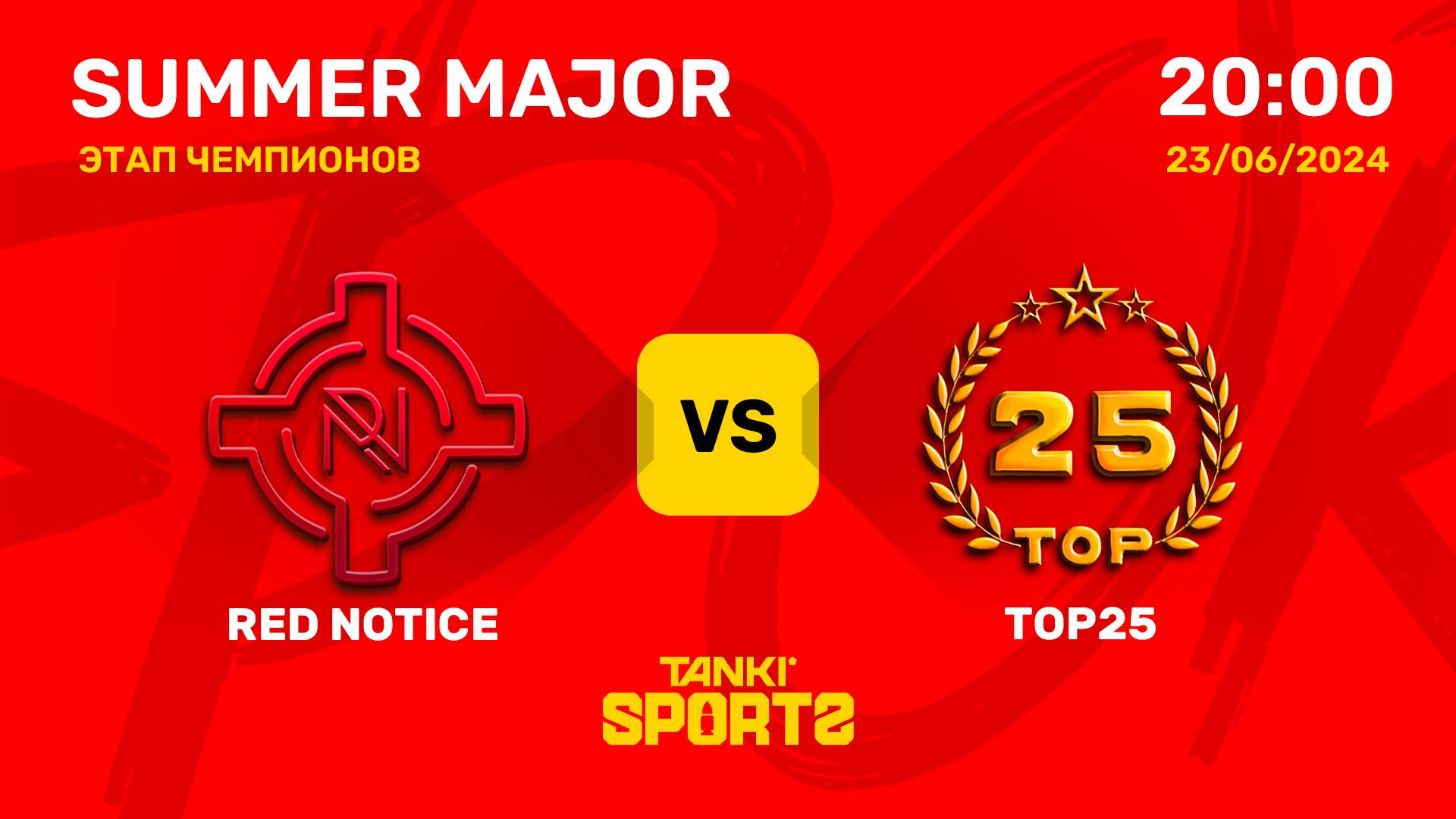 RED NOTICE vs TOP25ORNOTHING   SUMMER MAJOR 2024   23.06.2024