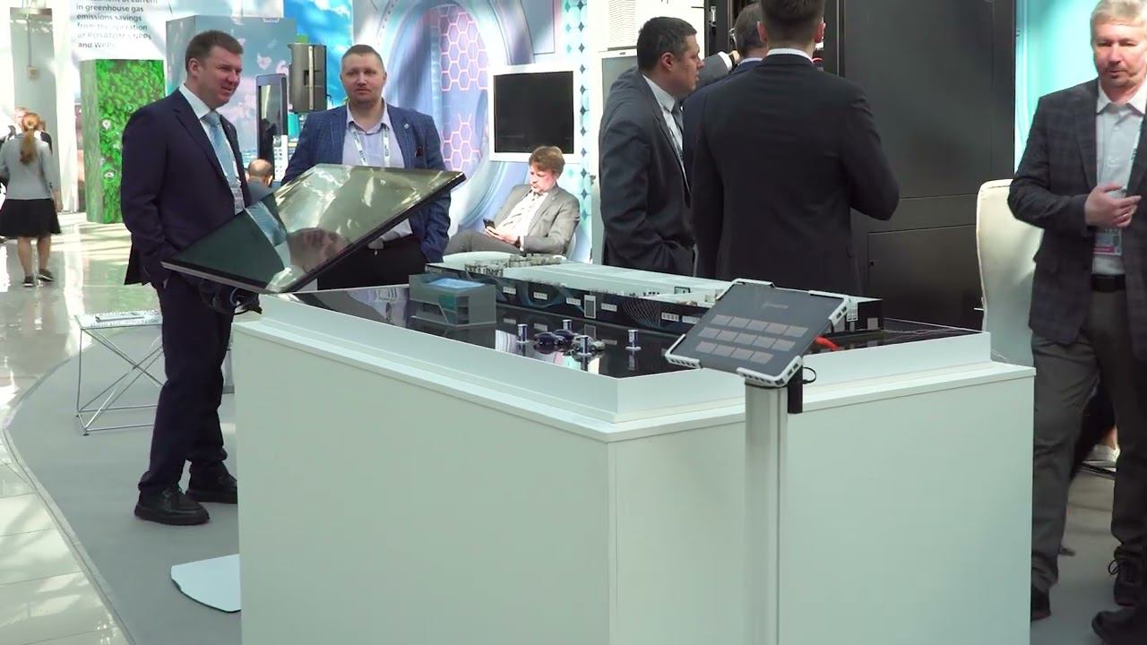 Presentation multimedia layout for demonstrating automated assets of the UMATEX plant