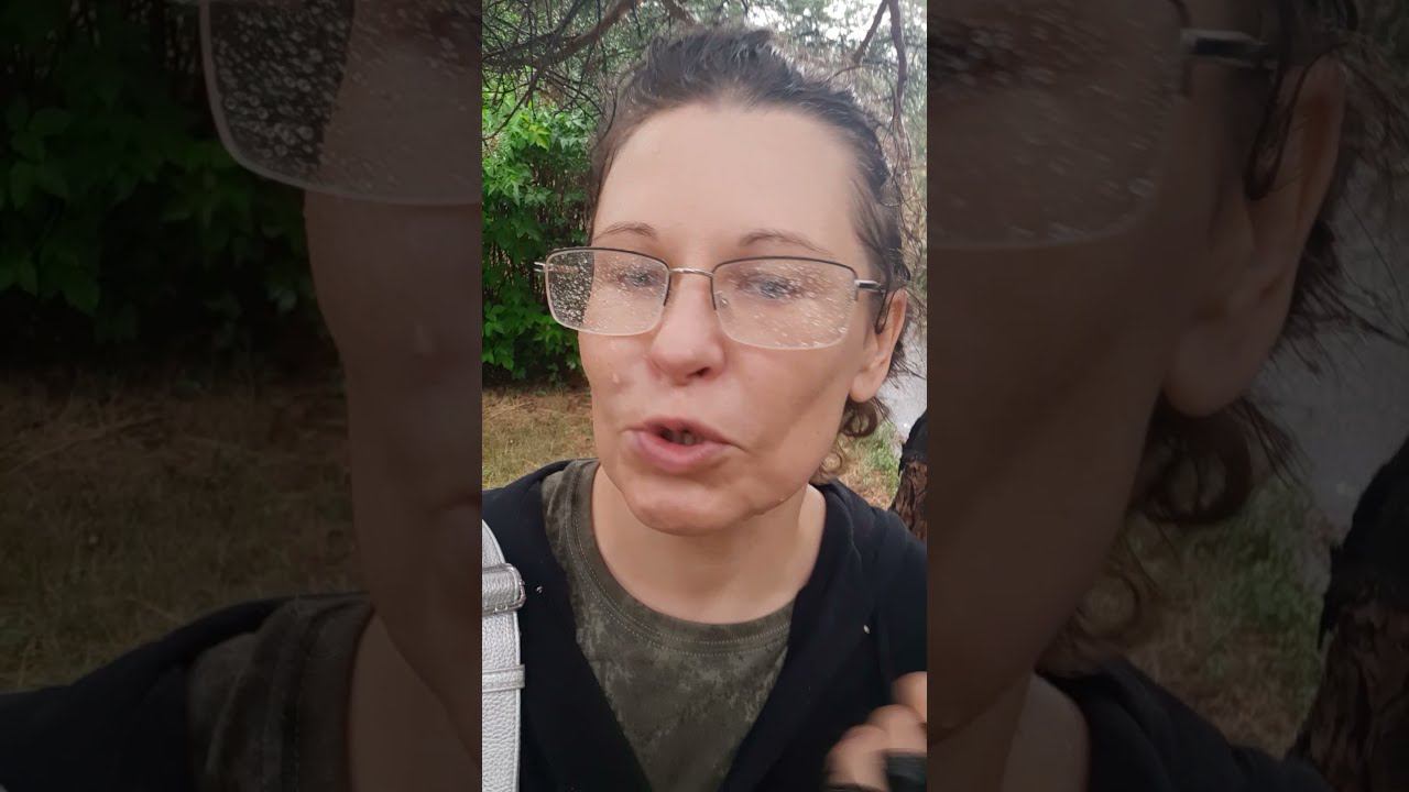 Закаливание под дождем