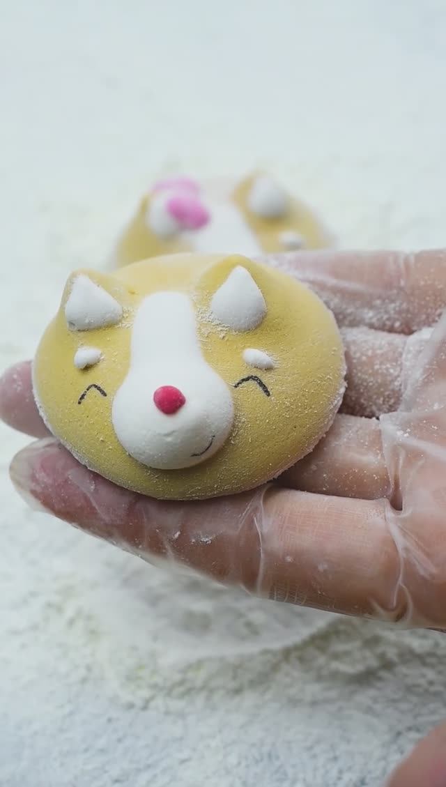 Корги мордашка из маршмеллоу