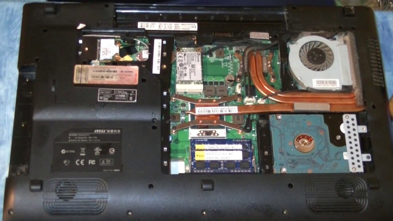 Ремонт ноутбука MSI GE70