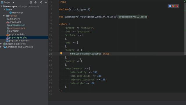 PHPINSIGHTS, Статический анализ в вашего PHP проекта (1080p)