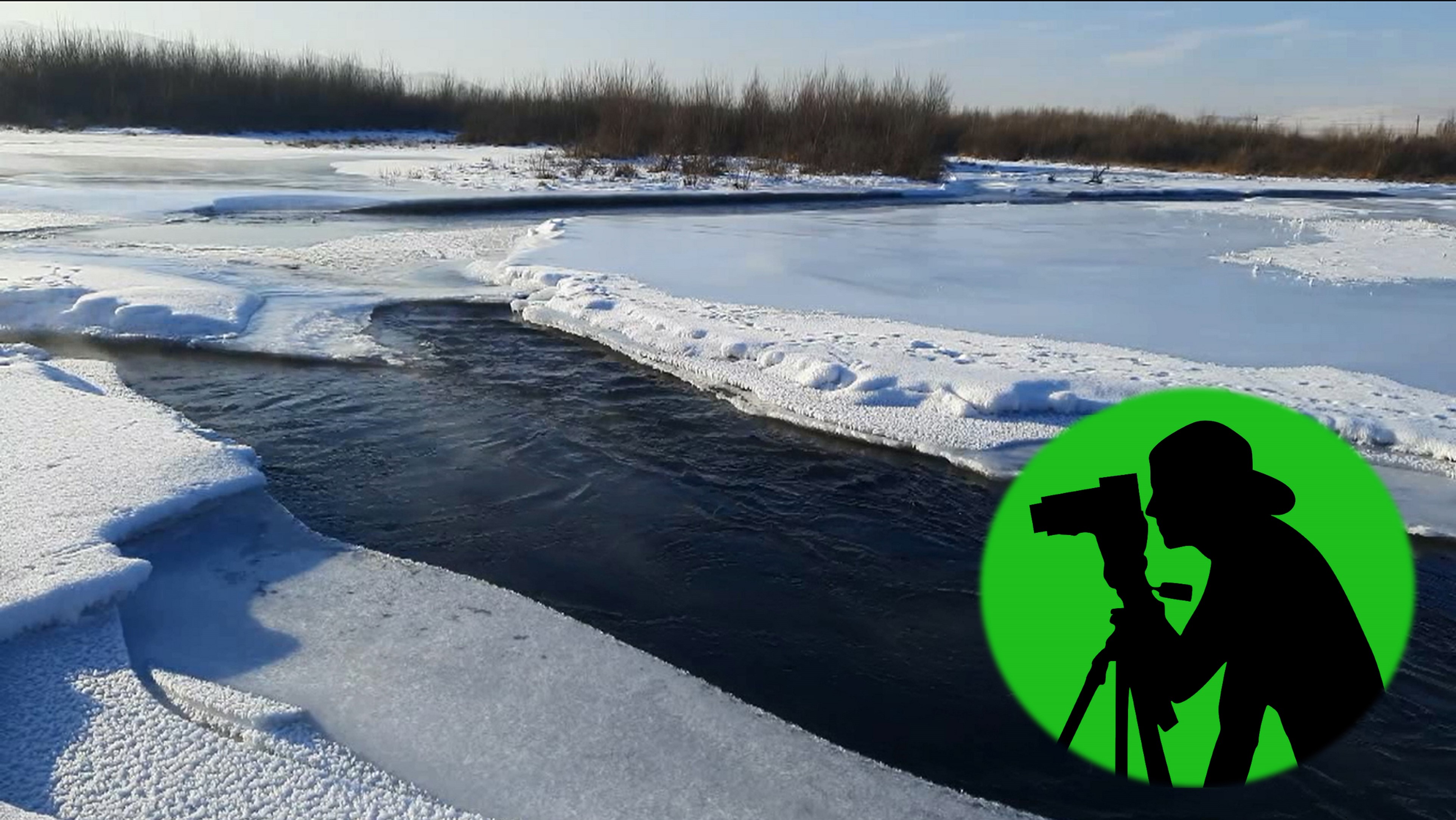Приятное журчание реки в морозный день / Звуки природы для отдыха, сна и релаксации