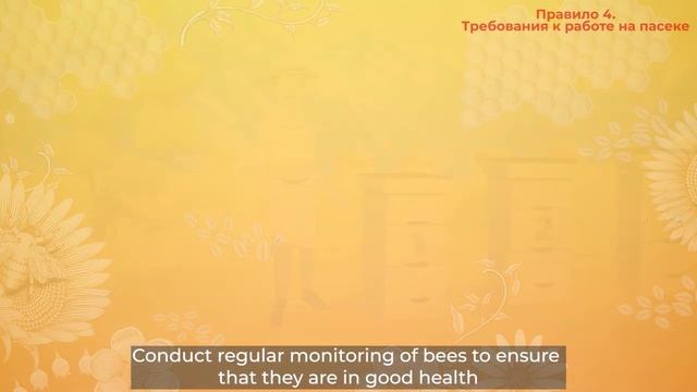 Правила безопасности по производству меда
