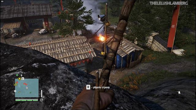 ИЗ ЛУКА ЗАЧИСТИЛ ВЕСЬ АВАНПОСТ  В FAR CRY 4