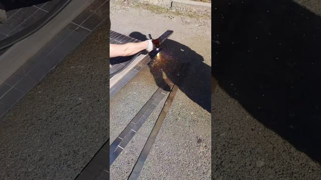 Резка листа аппаратом PRO CUT-120 Compressor