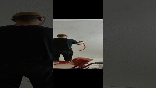 Механизированное нанесение финишной шпаклевки (даногипс)