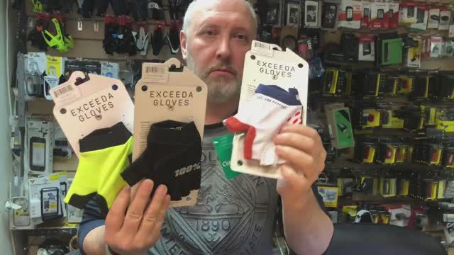 Велосипедные перчатки 100% Exceeda Gloves Gel Short Finger