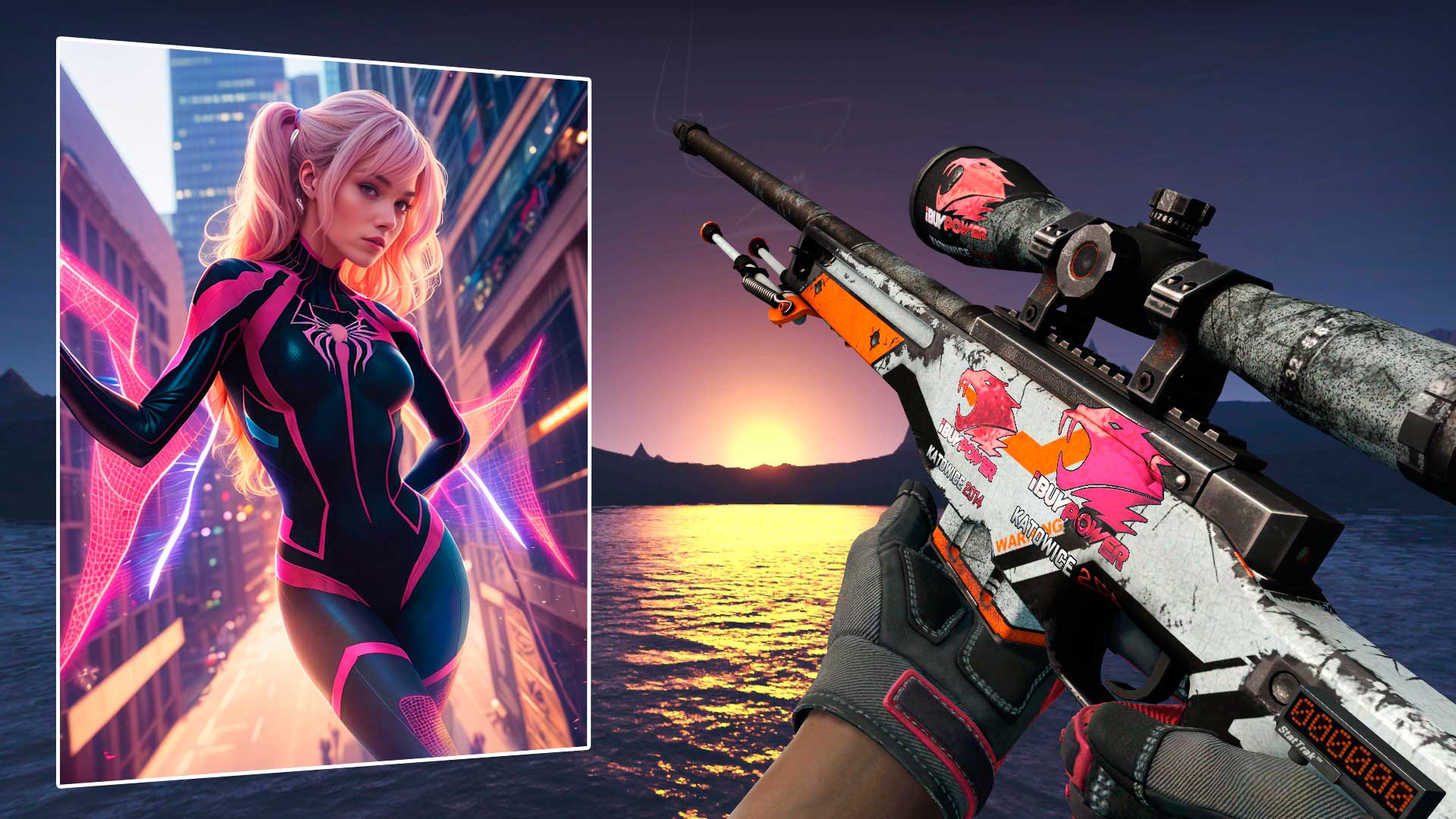 Без прицела с awp в counter strike 1.6