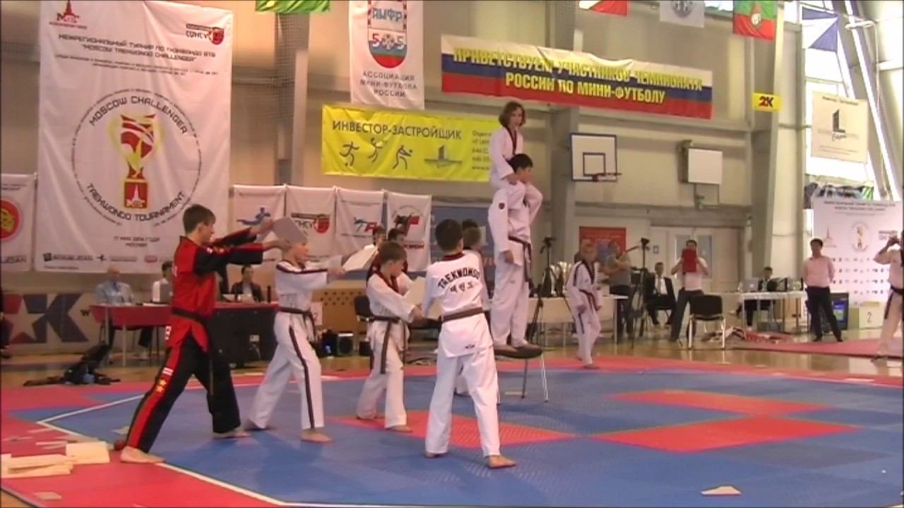 Taekwondo WTF. 17.05.2014. Moscow Challenger. Показательные выступления
