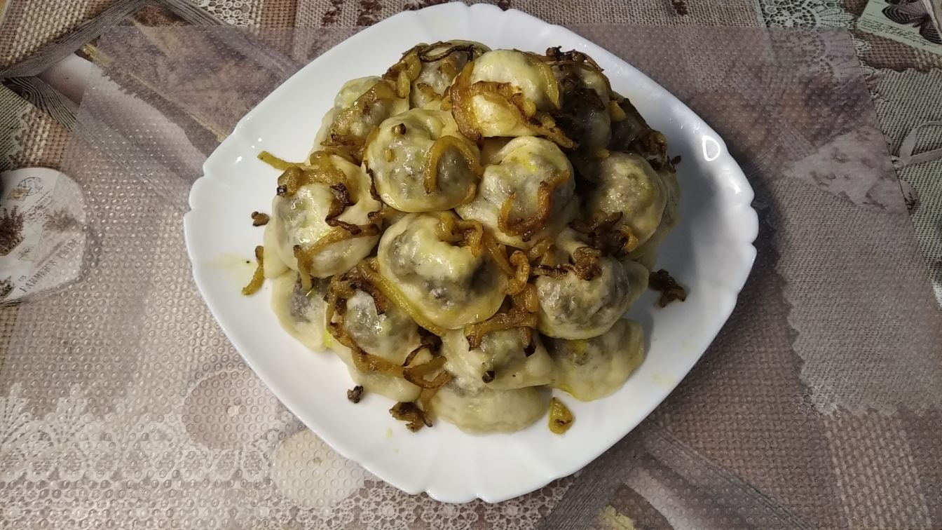 Вареники с ливером на кефире. Просто объедение по бабушкиному рецепту.