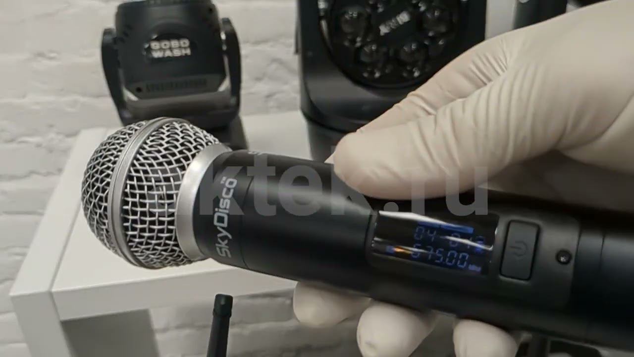 БЕСПРОВОДНЫЕ МИКРОФОНЫ ДЛЯ КАРАОКЕ SKYDISCO MIC-WL28