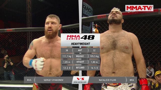 РУССКИЙ УДИВИЛ | НОКАУТ ГОДА? | Сергей Дьяконов (Россия) - Наталисио Фильо (Бразилия)