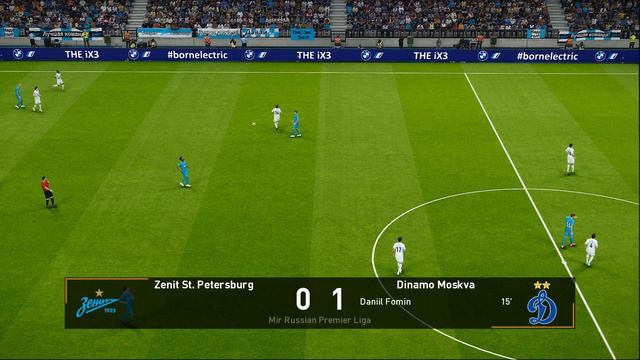 eFootball PES. Зенит - Динамо Москва. 13 марта