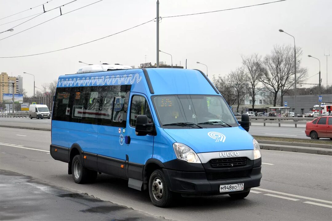 Поездка на микроавтобусе Ивеко Дейли Нижегородец 2227UU ООО Трансавтолиз 9295409 маршрут #428 ч1