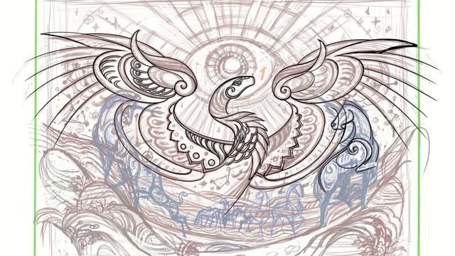 Дракон Ночи\ коммишн. спидпейнт