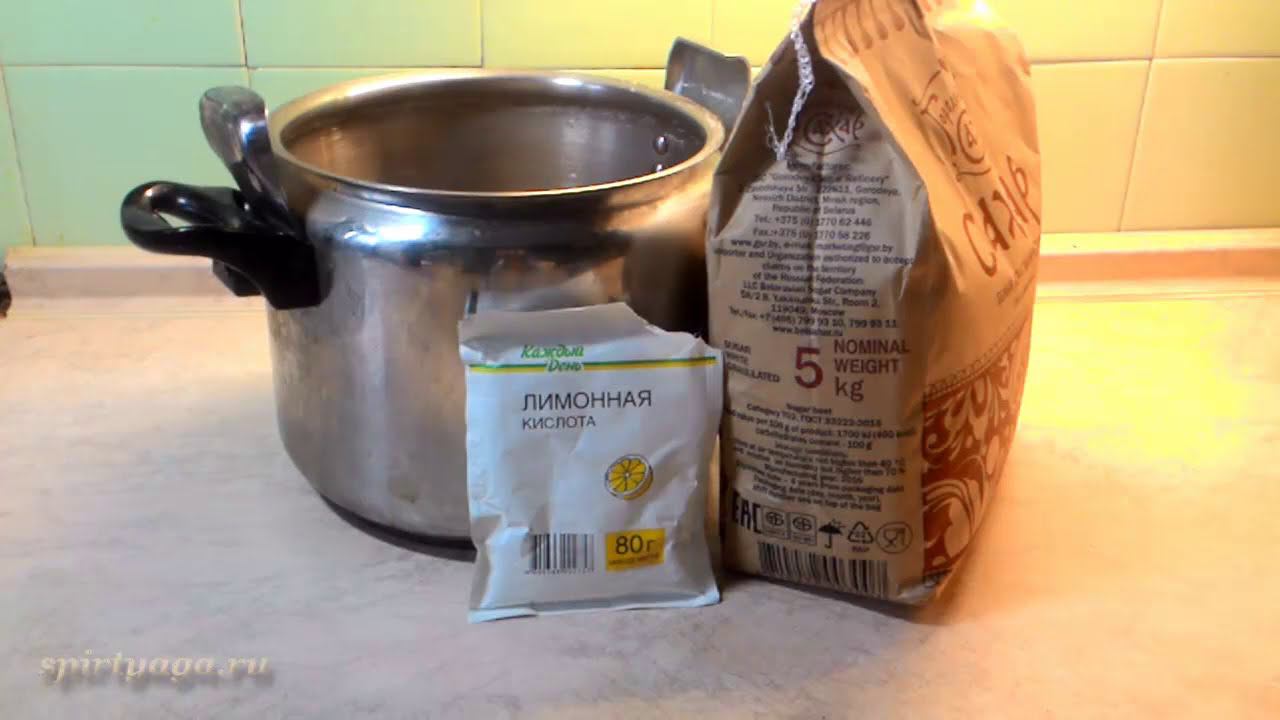 Инвертирование сахара для браги. Как избавиться от запаха браги.