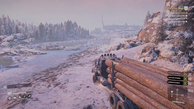 SnowRunner/Амур/Бревна