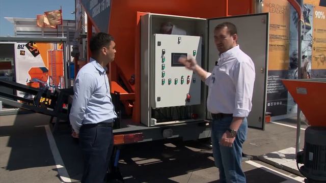 ВЫСТАВКА СТТ 2015 | Система управления бетонным заводом EUROMIX CROCUS 15/750 TRAIL