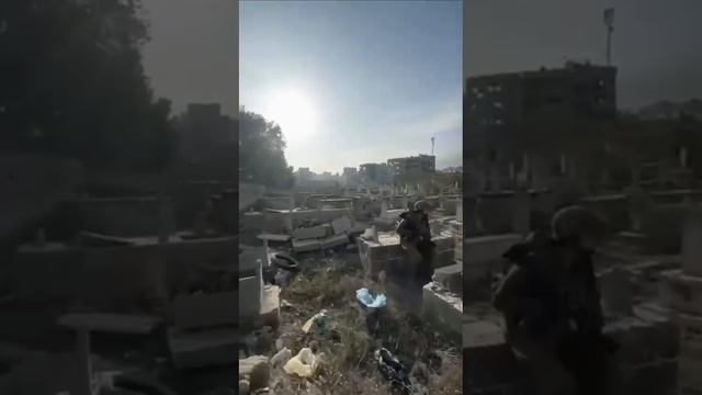 Пусковые ракетные установки обнаружили на кладбище в Саджии