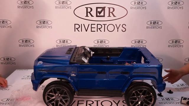 Детский электромобиль Mercedes G63 (RiverToys, Т999ТТ) сборка