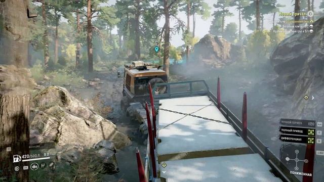 SnowRunner. Таймыр. Зимнегорск. Контракт «Новый причал».