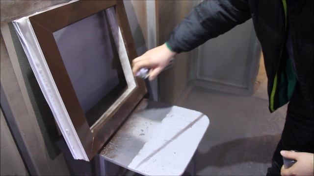 ENAMERU ®. Окраска ПВХ окна из баллончика.