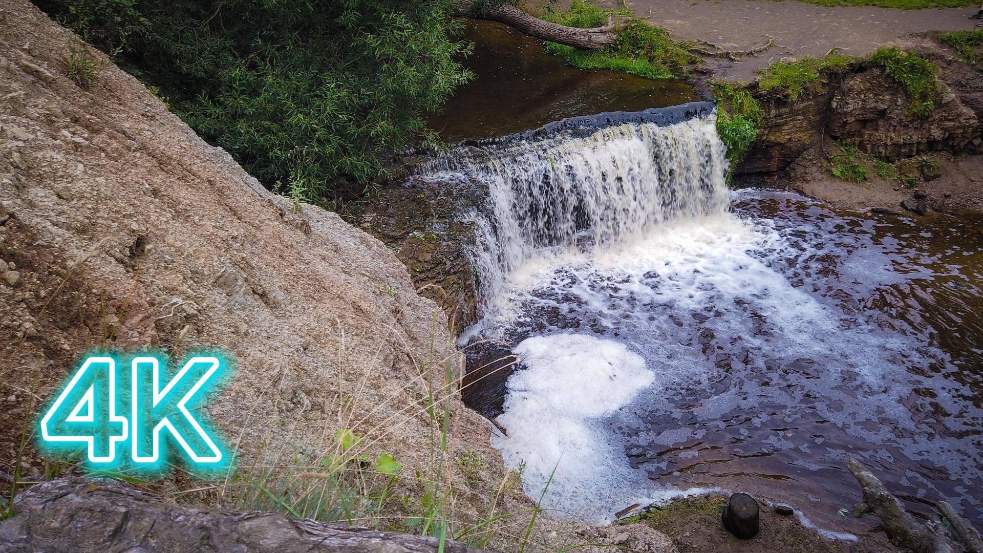 Перезагрузись. Звуки воды от водопада до ручья.