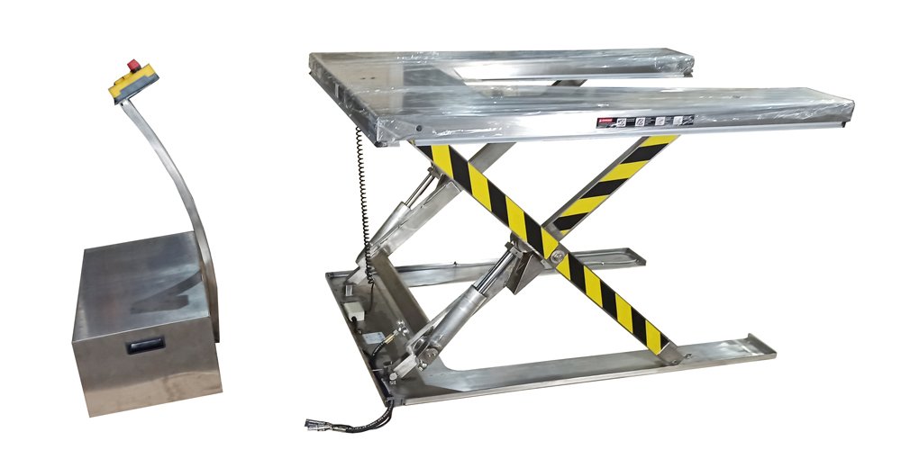 Низкопрофильный подъемный стол из нержавеющей стали с U образной платформой