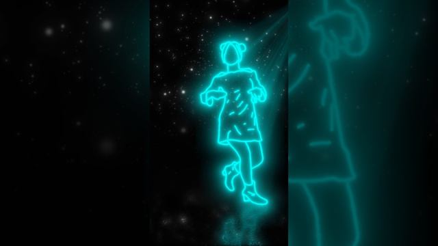 Космический неоновый танец