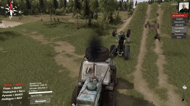 SpinTires 4 сезон 2 испытание Экзамен на права 5 ПОДЬЕМ Т 40 ПЕРЕВЕРНУЛСЯ 3 РАЗА (1)