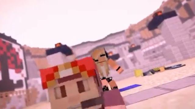"Psycho girl 2" на русском (Minecraft animation)
