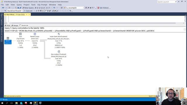 05 SQL Server Performance Tasting Menu Not Missing Indexes