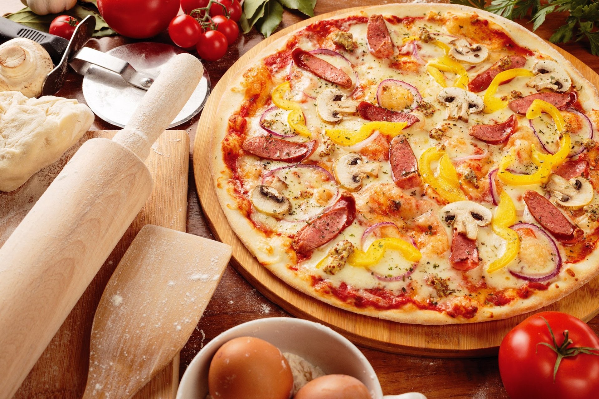 СЫН готовит ПИЦЦУ! Рецепт идеального теста!