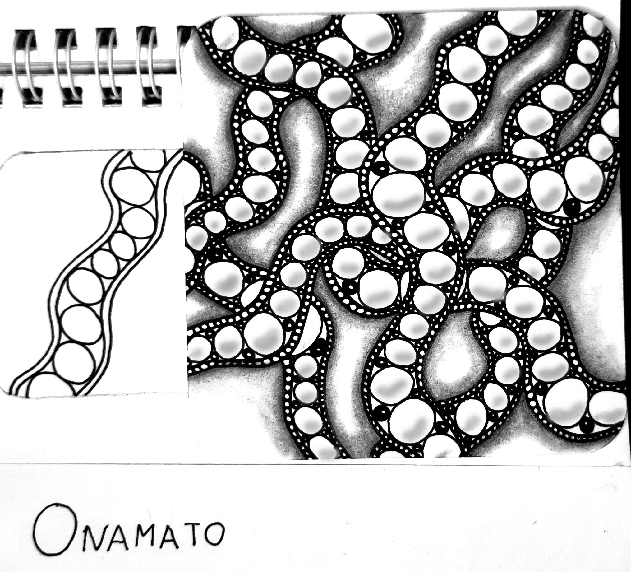 Зентангл Тангл Onamato
