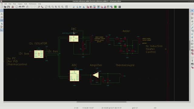 Плавка алюминия - Часть6.1: Автоматический контроль - схема и печатная плата.