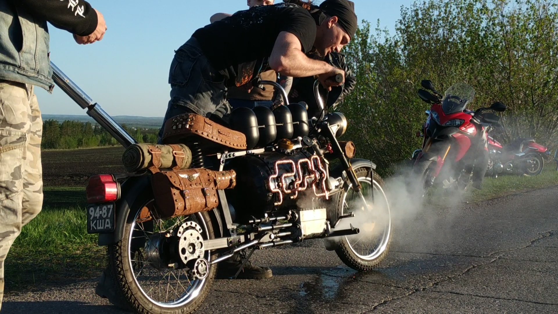 Паровой мотоцикл. 6 серия