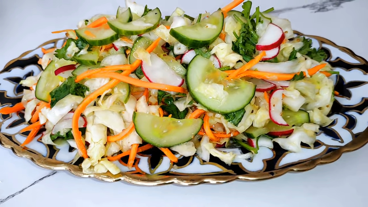 ГОТОВЛЮ КАЖДЫЙ ДЕНЬ‼️МОЙ ДЕЖУРНЫЙ САЛАТ ИЗ КАПУСТЫ! ОЧЕНЬ ВКУСНЫЙ и ПРОСТОЙ РЕЦЕПТ