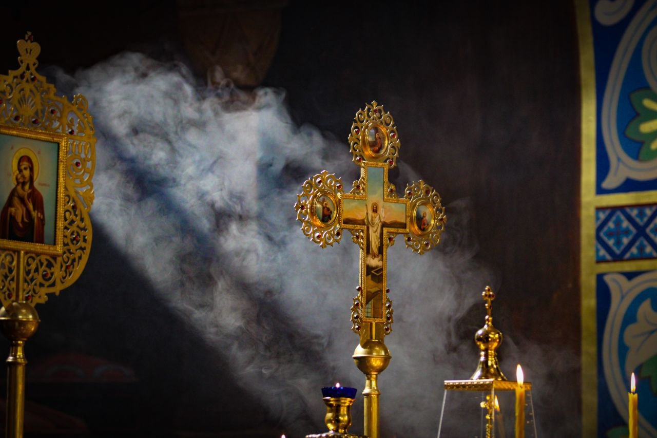 "Великое славословие" Византийский распев 1-го ирмологического гласа