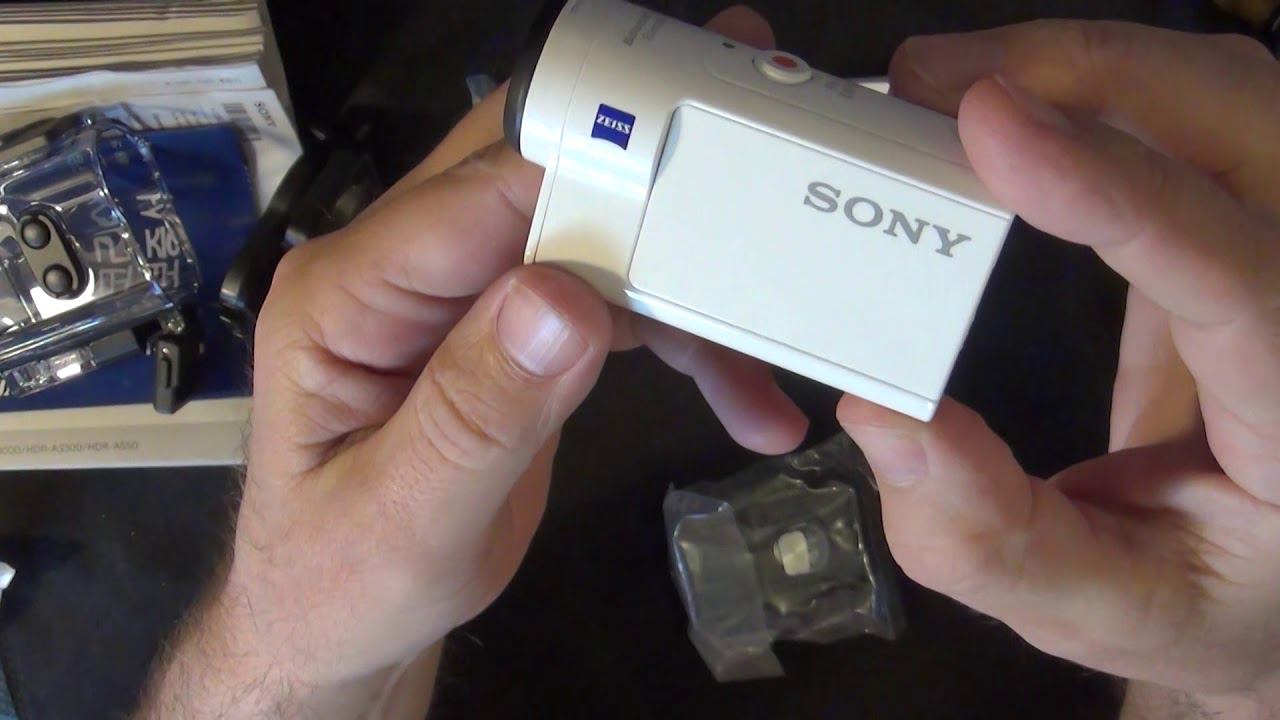 ActionCam SONY HDR AS300 РАСПАКОВКА